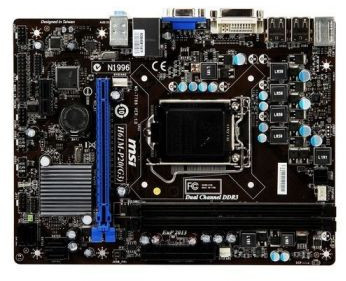 Материнская плата MSI MS-7788 H61M-P20-G3 LGA1155 PCI-E+Dsub DVI+LAN SATA MicroATX 2DDR-III RTL ...